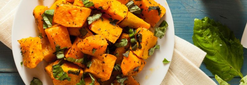 Roasted butternut squash with garlic and herbs | Delta Dental
